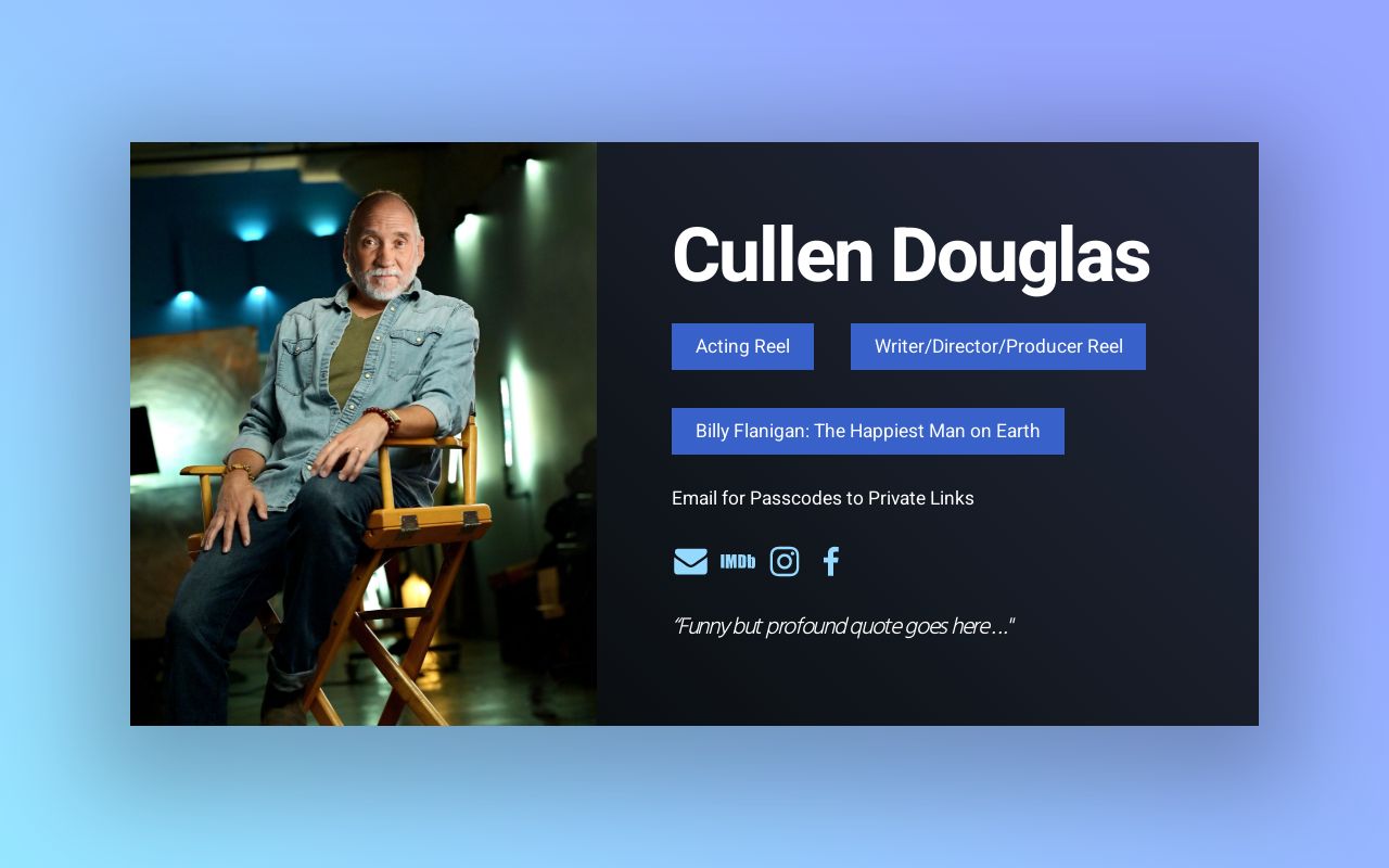Cullen Douglas Official Page